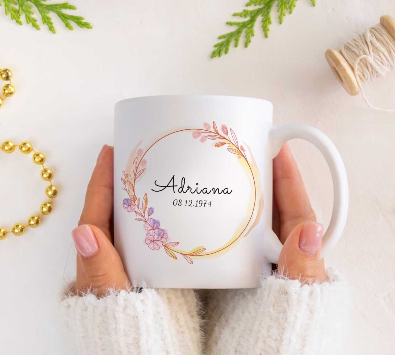 Plantillas con Nombre personalizado tazas - Mark Designs