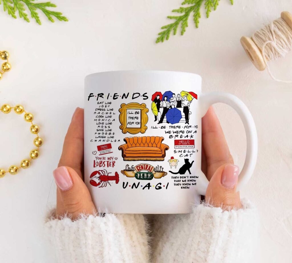 Plantillas Serie Friends para Tazas - Mark Designs