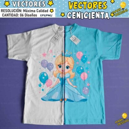 Vectores de la Cenicienta - Mark Designs